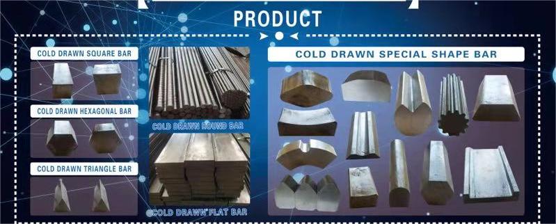 Cold Drawn Customized Shape Steel Bar